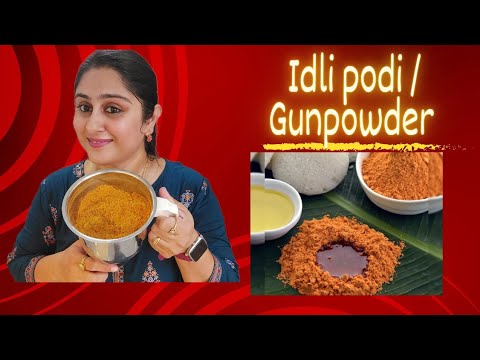 Podi masala idli podi South Indian gunpowder chutney A homemade milagai ...