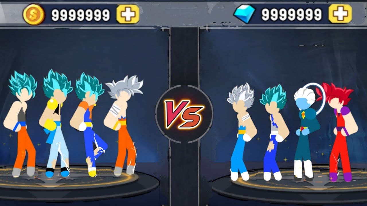 Stickman Warriors PVP Using Premium Characters - YouTube