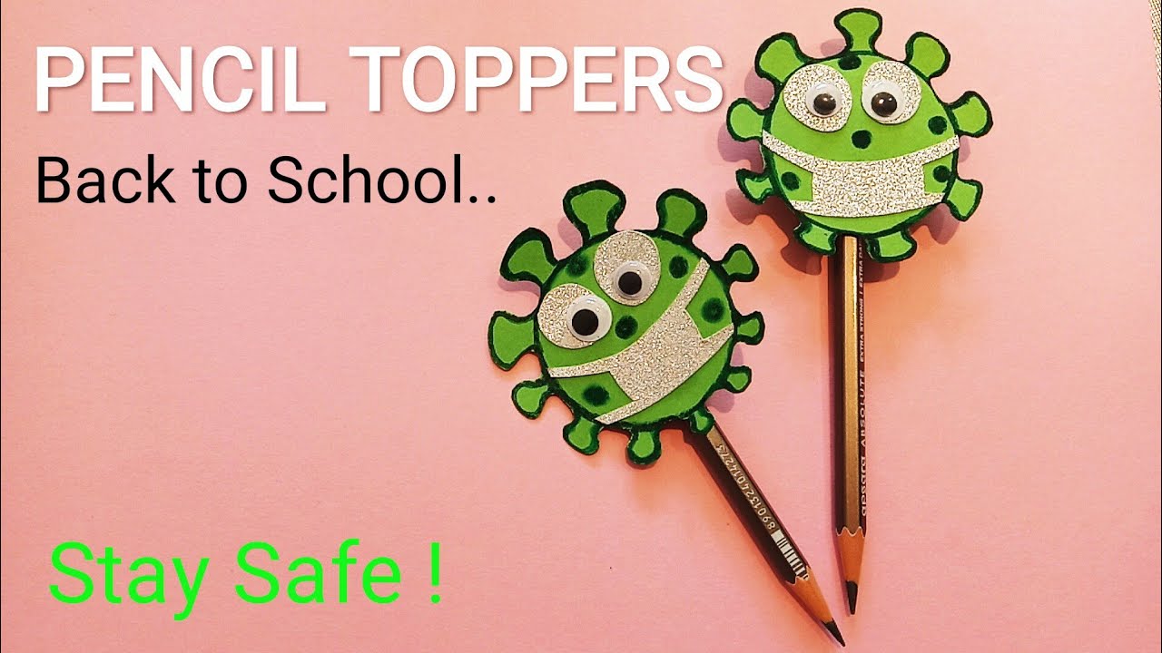 Back To School Pencil Toppers