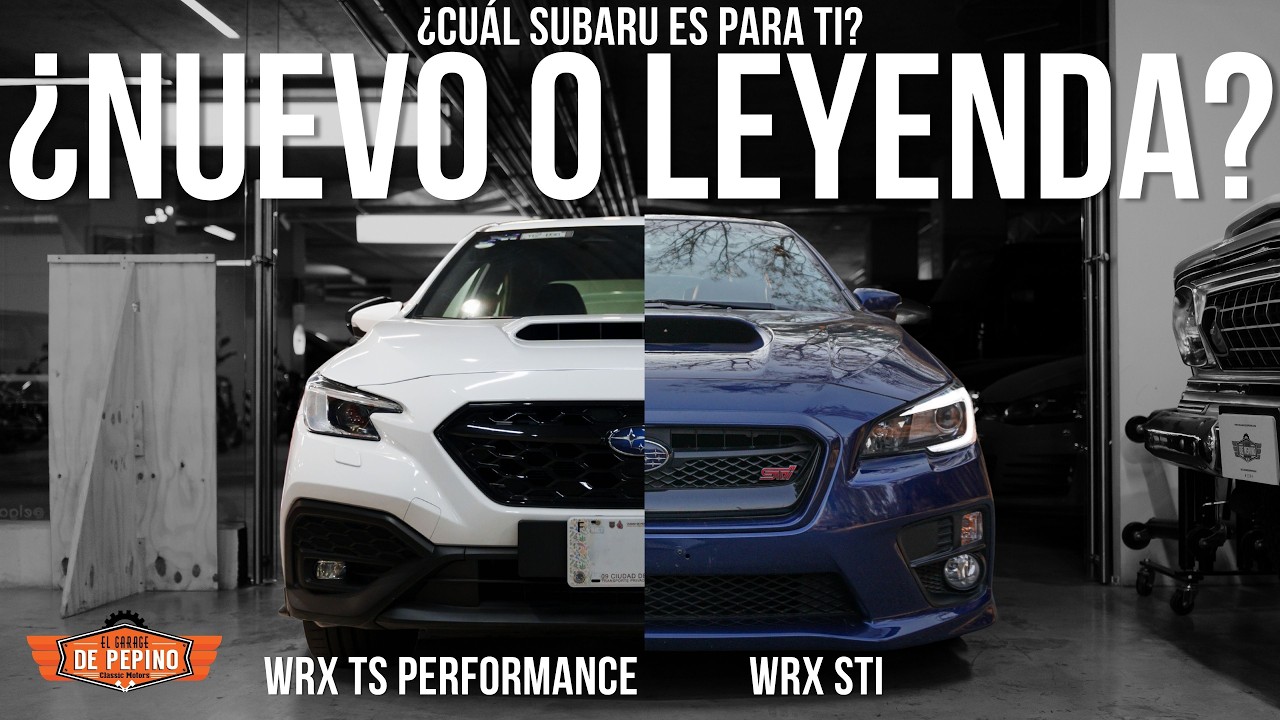 ¿El último gran STi? Comparativa WRX STi 2016 vs el nuevo WRX tS 2026 ...