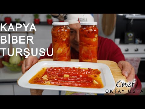 YAĞLI KAPYA BİBER TURŞUSU ❗️Nasıl Yapılır? | Chef Oktay Usta