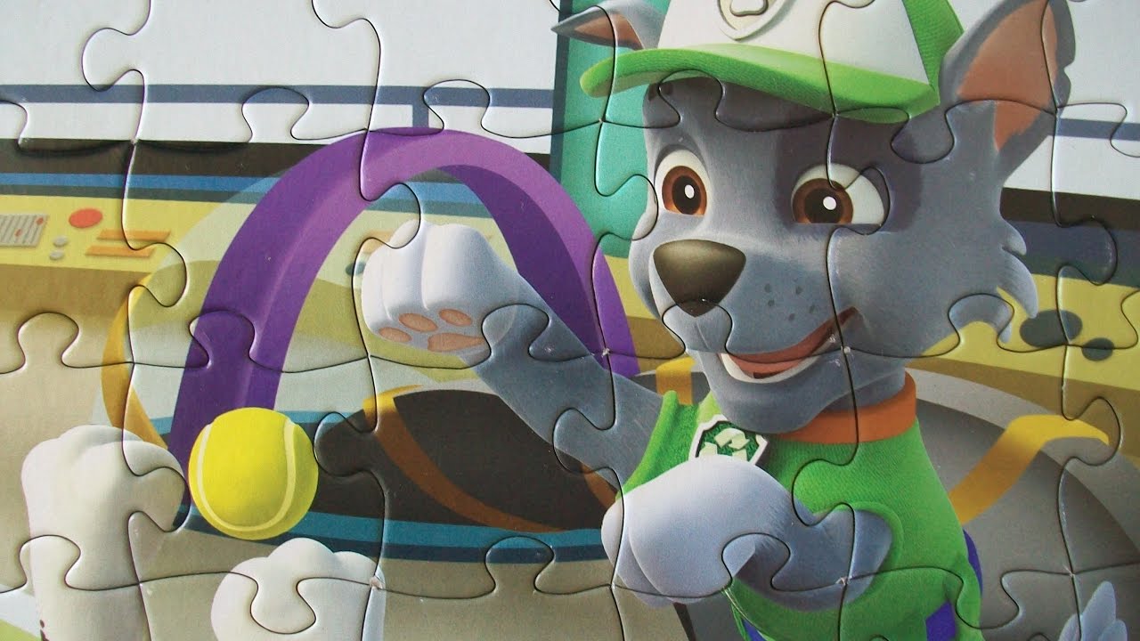 PAW Patrol - Marshall y Rocky, Puzzle de 63 Piezas - YouTube