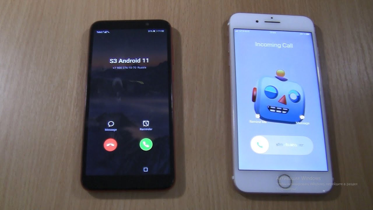 HONOR 9S+Iphone 7 plus Double Incoming call at the Same Time - YouTube