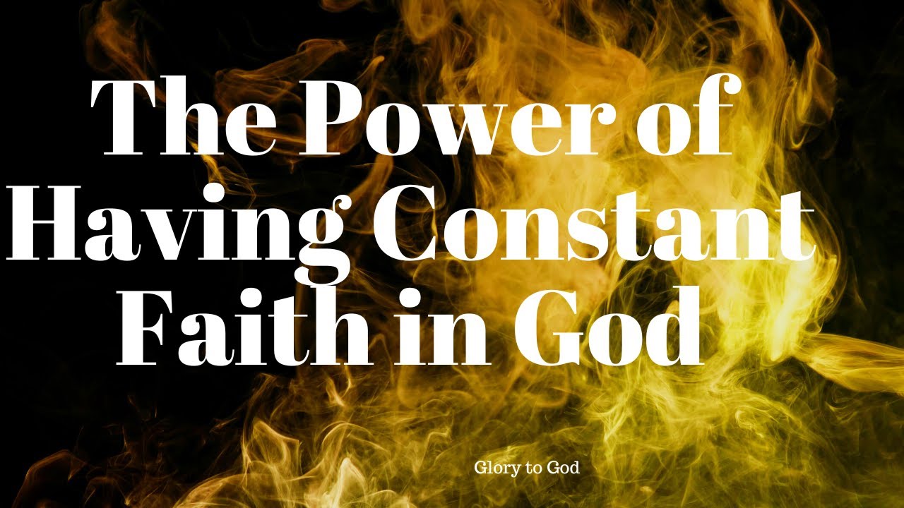 The Power of Having Constant Faith in God with Dr Javnyuy Joybert - YouTube