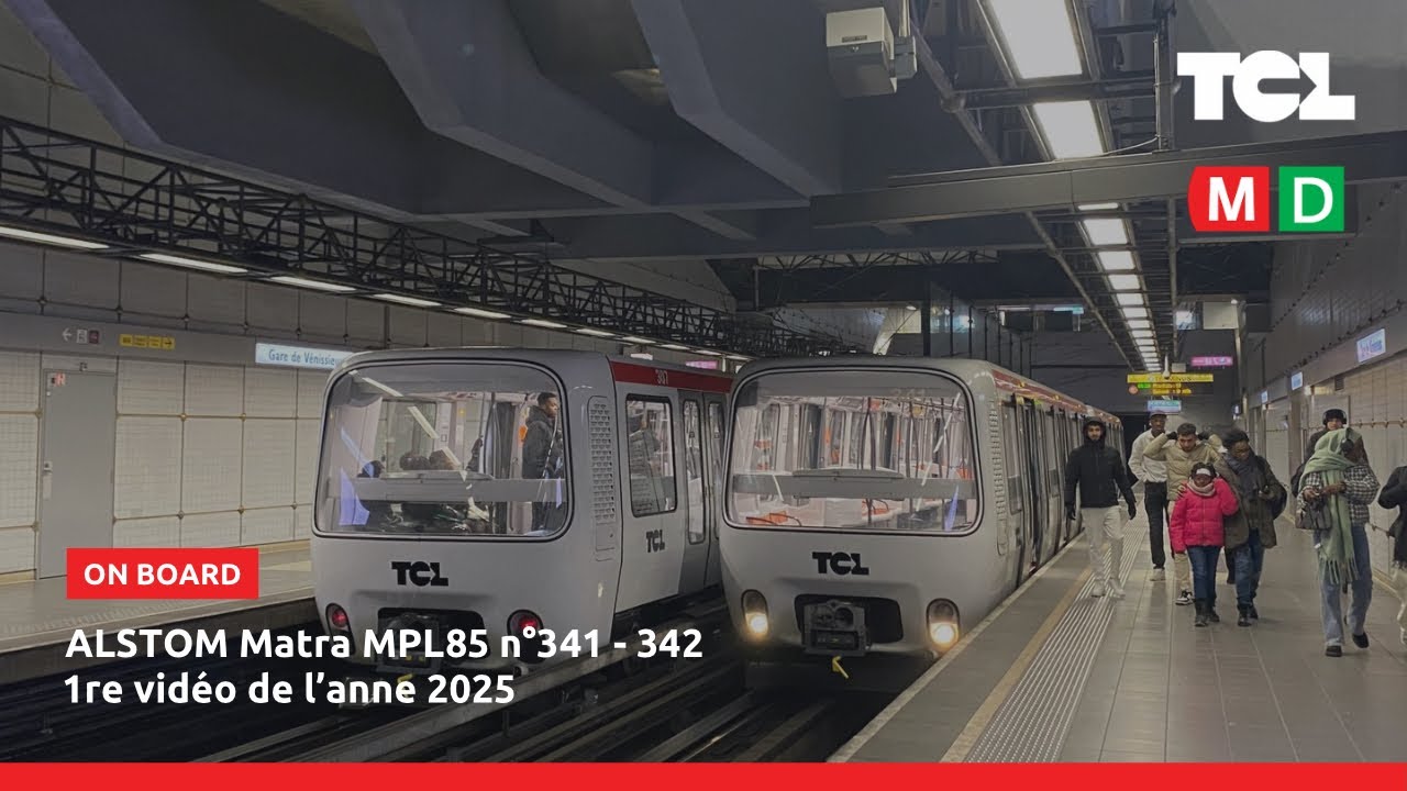 [On Board] Alstom MPL85 n°341 sur la ligne D réseau TCL. - YouTube