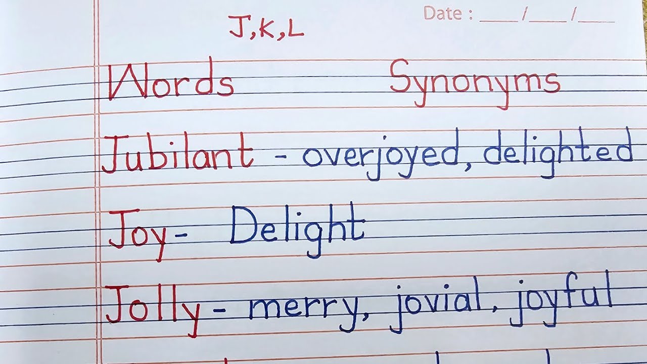 Ielts letter J,K,L vocabulary|Ielts AtoZ vocabulary|ielts writing ...