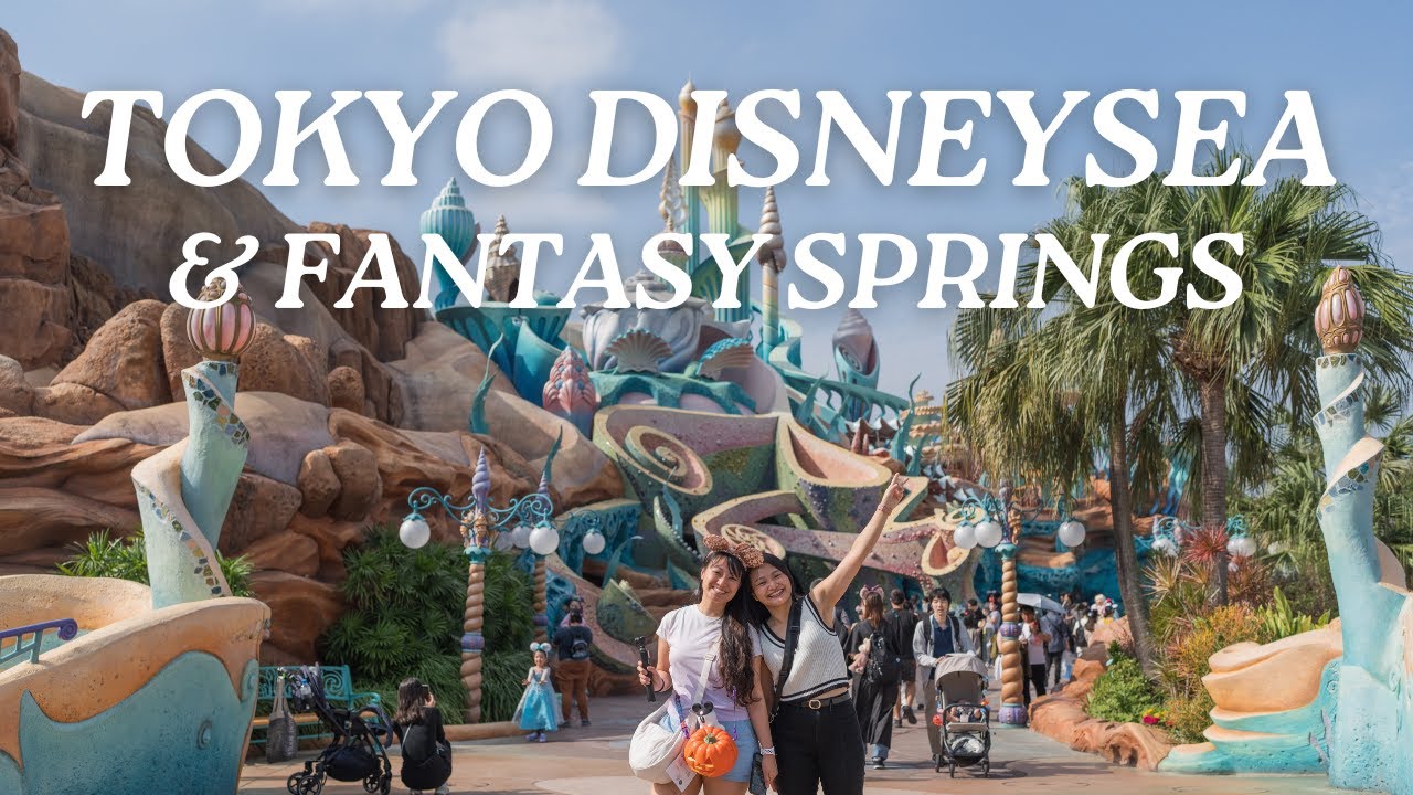 TOKYO DISNEYSEA Fantasy Springs! Rapunzel, Frozen, Fireworks! ️ It was ...