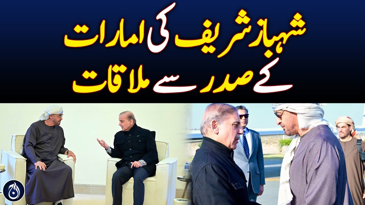 Shahbaz Sharif, Sheikh Mohammed meet, Agree to strengthen ties - Aaj ...