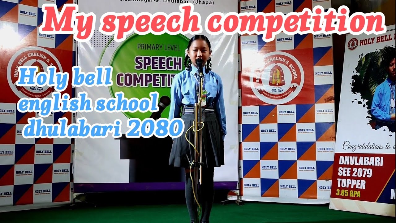Speech Competition TOPIC : value of Time holy bell english school ...