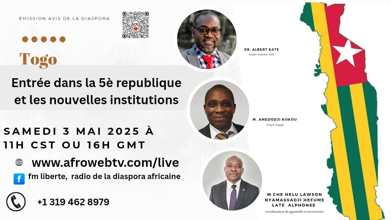 TOGO: ENTREE DANS LA 5E REPUBLIQUE ET LES NOUVELLES INSTITUTIONS - YouTube