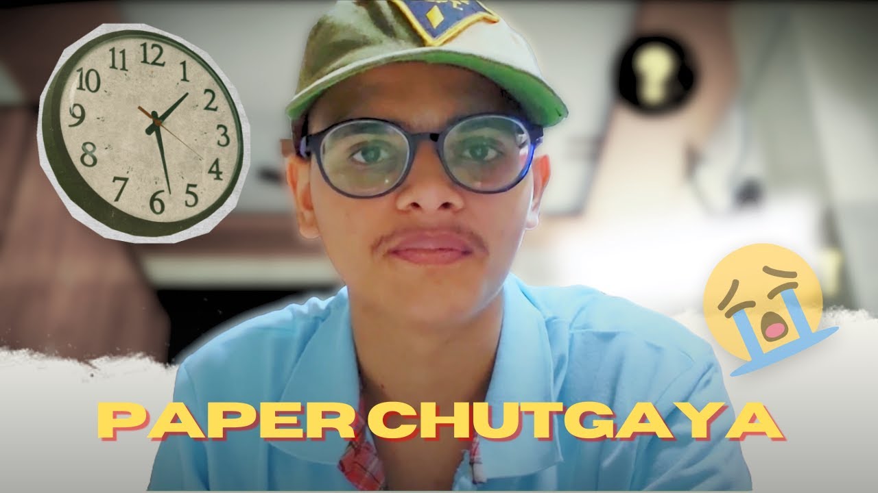 Paper Complete Nahi Ho Raha 😭 | MHCET - YouTube