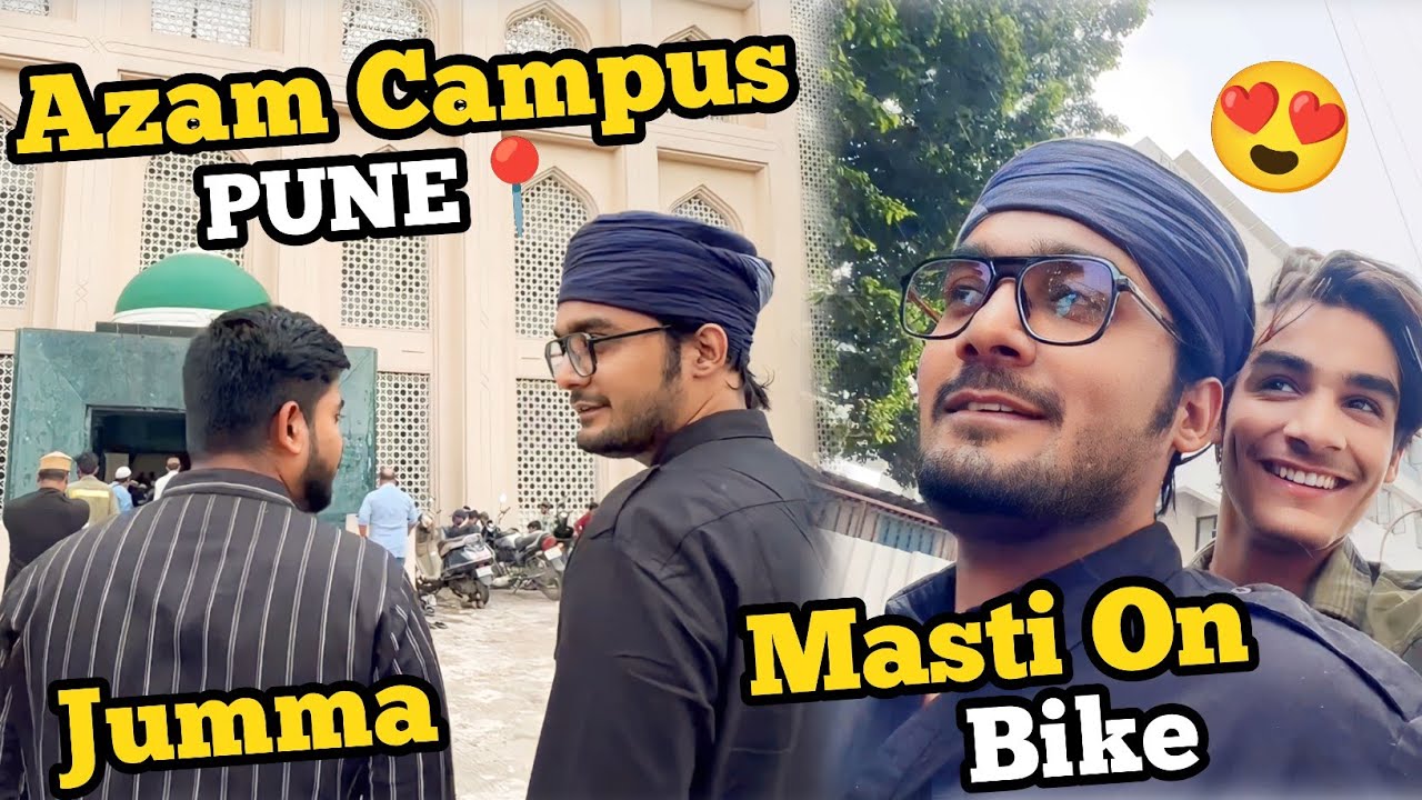 Jumma Namaz in Azam Campus in Pune | Islamic Vlog | Param Vlog #63 - YouTube