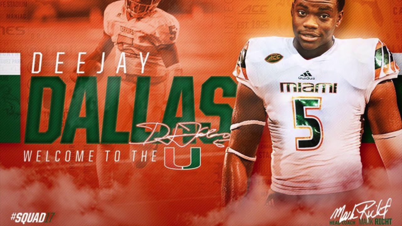 Deejay Dallas Commits To The University Of Miami - YouTube