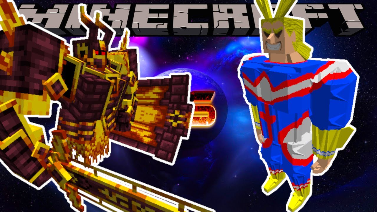 IGNIS VS ALL MIGHT - MINECRAFT 1.16.5 (MOB BATTLE) - YouTube