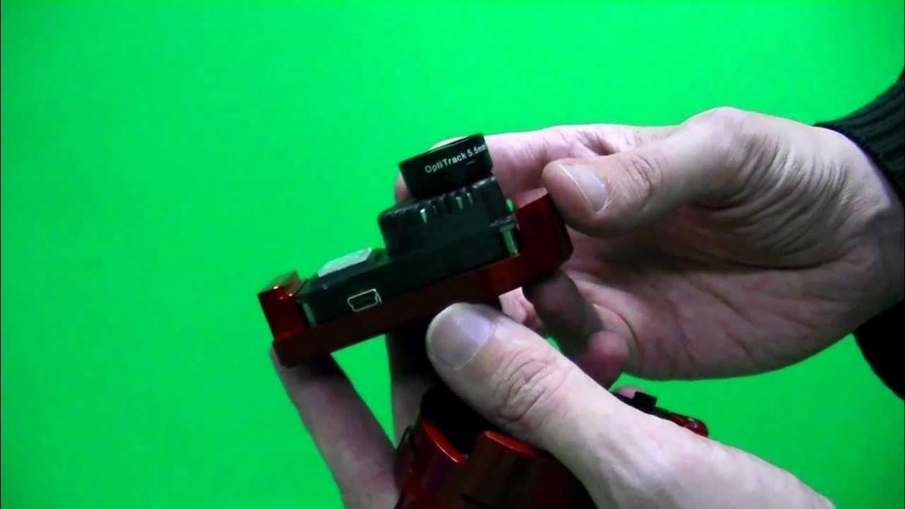 OptiTrack Motion Capture Setup Taking a Look at a Flex 13 Camera - YouTube