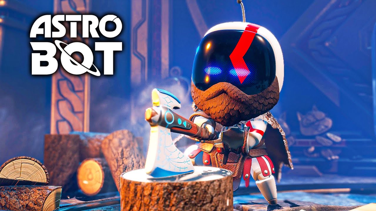 Astro Bot - Kratos God of War Cameo Level Gameplay (PS5) - YouTube