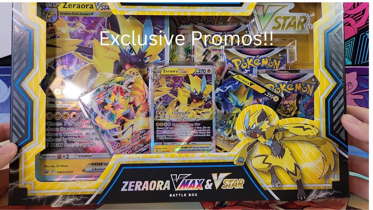 Zeraora VMax & VStar Battle Box - Great Pack Selection and Amazing ...