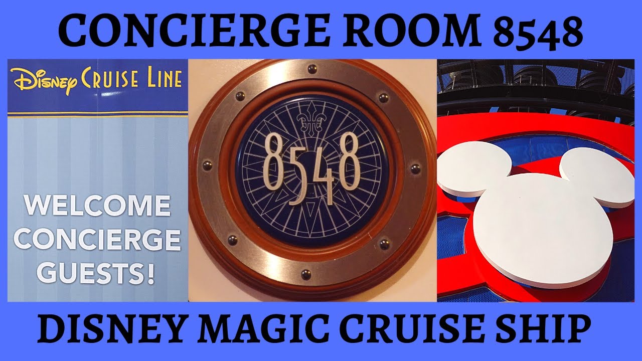 ⭐Disney Magic Cruise Ship Room Tour – Concierge 1 bedroom suite – ROOM ...