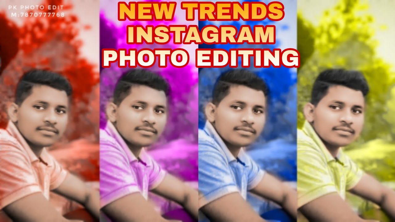 NEW TRENDS INSTAGRAM PHOTO EDITING - YouTube