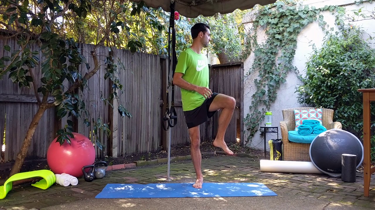 Single Leg Balance w/ L Rotations (Right) - YouTube