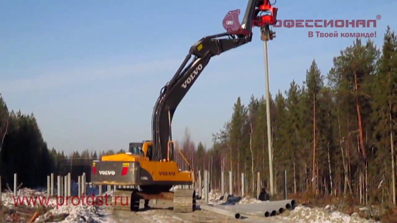 Daedong DPD350T Pile driver - YouTube