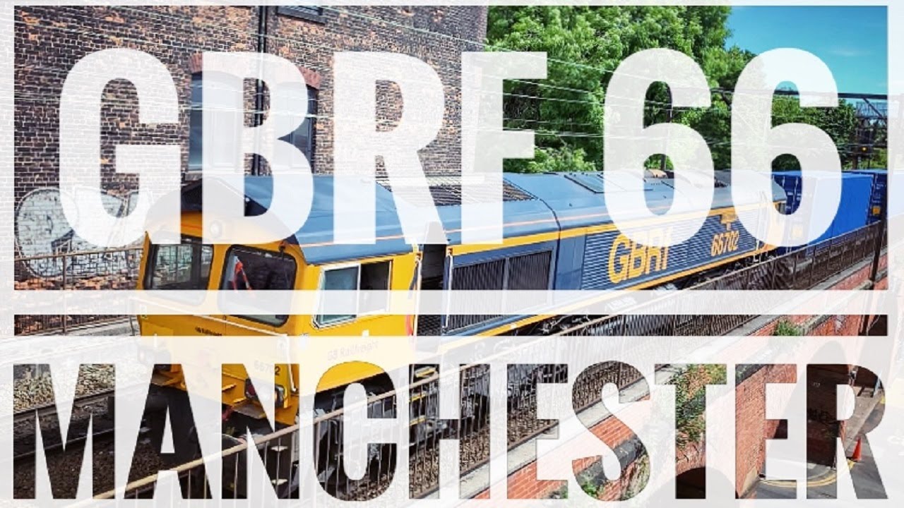 GBRf Class 66702 working 4M18 in Manchester - YouTube