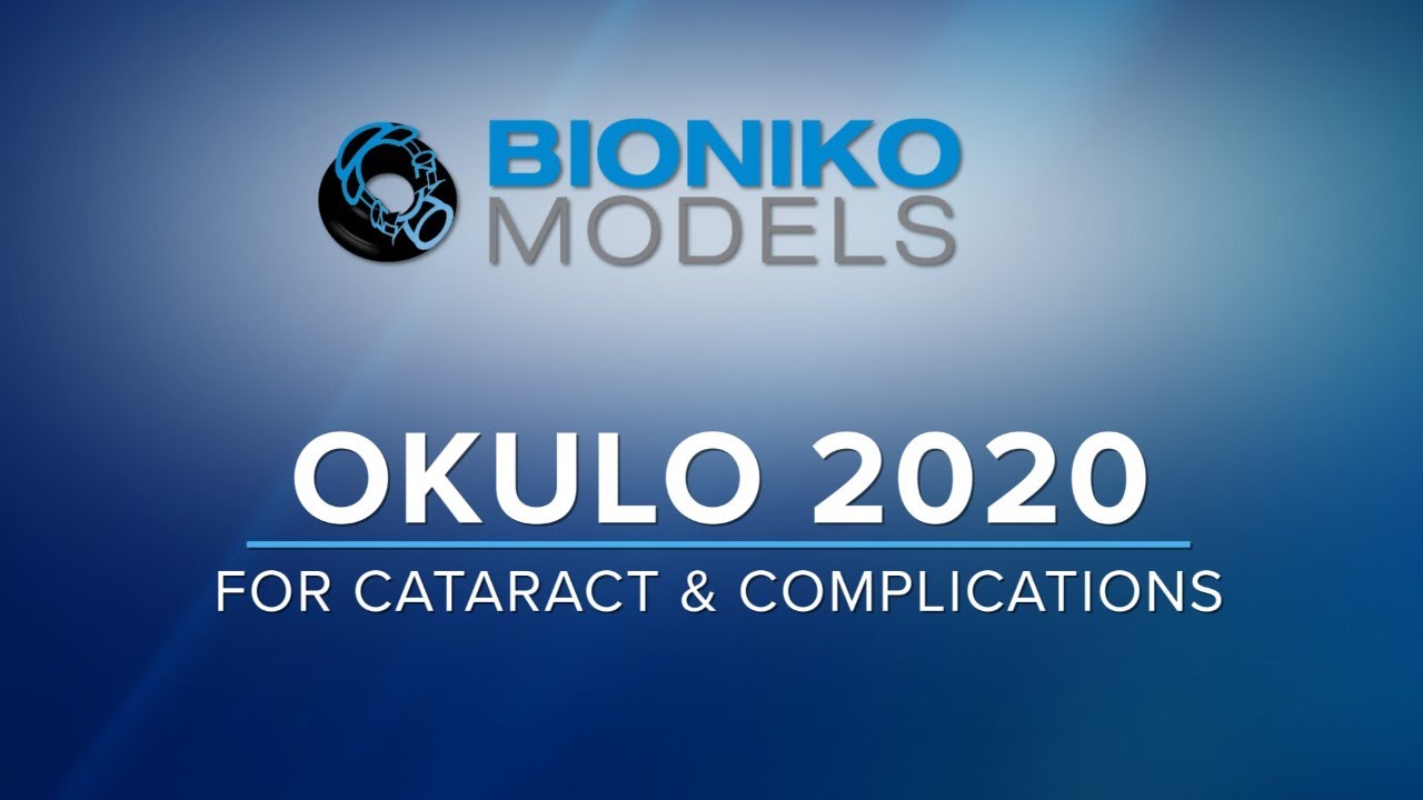 BIONIKO - NEW 2020 OKULO BR 8 MODEL FOR CATARACT AND COMPLICATIONS - YouTube
