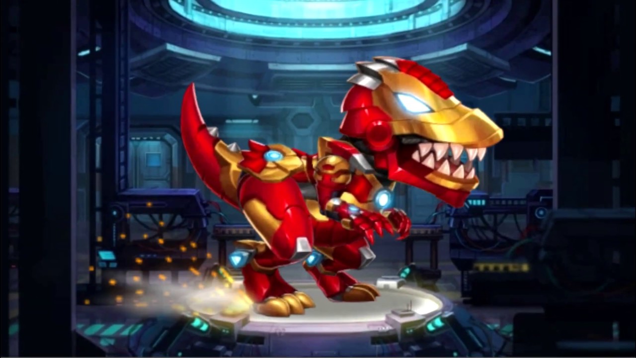Dino Battle: Iron T-Rex & Ankylosaurus (Team Fight) | Eftsei Gaming ...