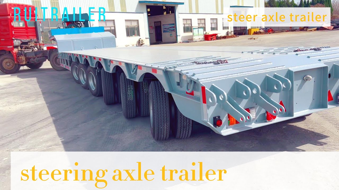 Discover Your PERFECT Steering Axle Trailer Now Available! - YouTube