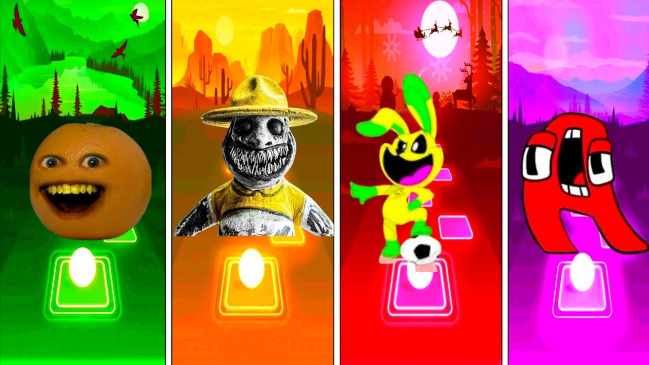ANNOYING ORANGE CAP 🆚 ZOOKEEPER COFFIN EXE 🆚 HOPPY COFFIN EXE 🆚 ...