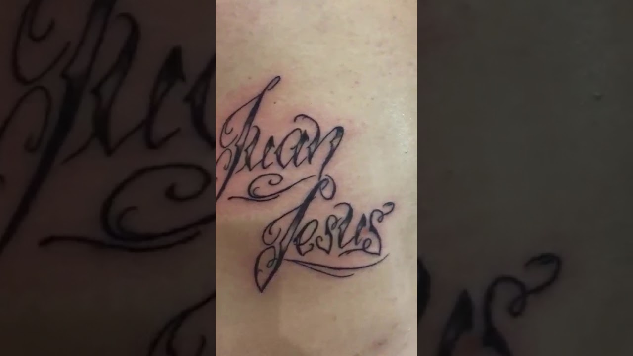 Tattoo Nombre en chicano - YouTube