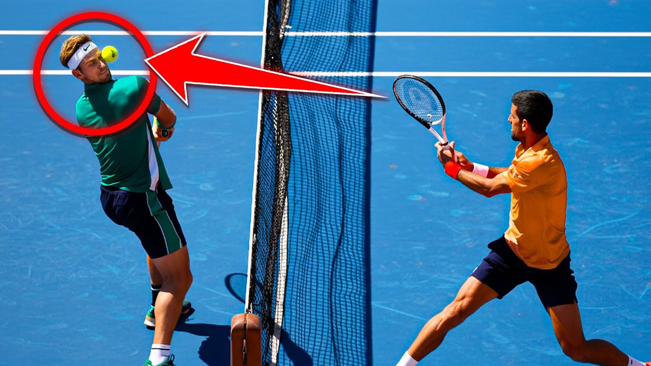 The CRAZIEST Moments Tennis Players Actually Hit Each Other! - YouTube