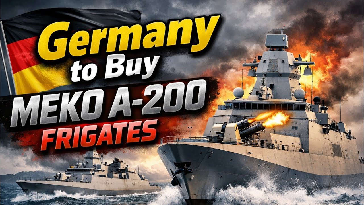 Germany Prepares to Buy MEKO A-200 Frigates After F126 Delays - YouTube