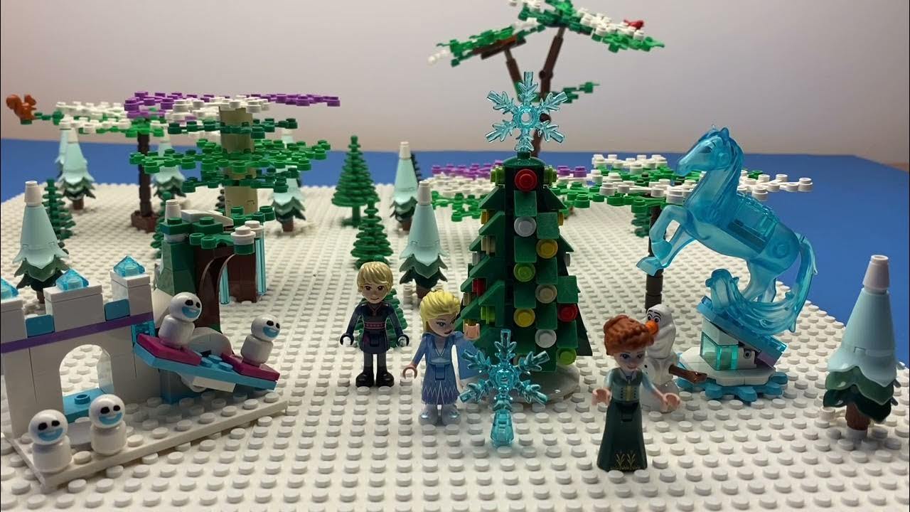 Frozen Anna, Elsa and the Enchanting Holiday Come Play with Lego Read Aloud Kids Story - YouTube