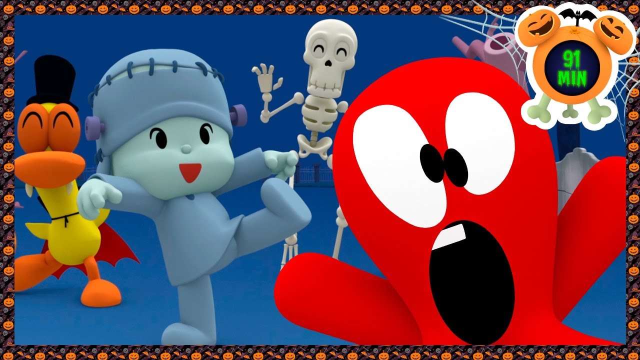 👻 POCOYO IN ENGLISH - HALLOWEEN: SCARES VIDEOS 💀 [91 min] Full Episodes ...