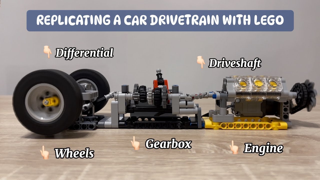 Replicating a Car Drivetrain with LEGO - YouTube