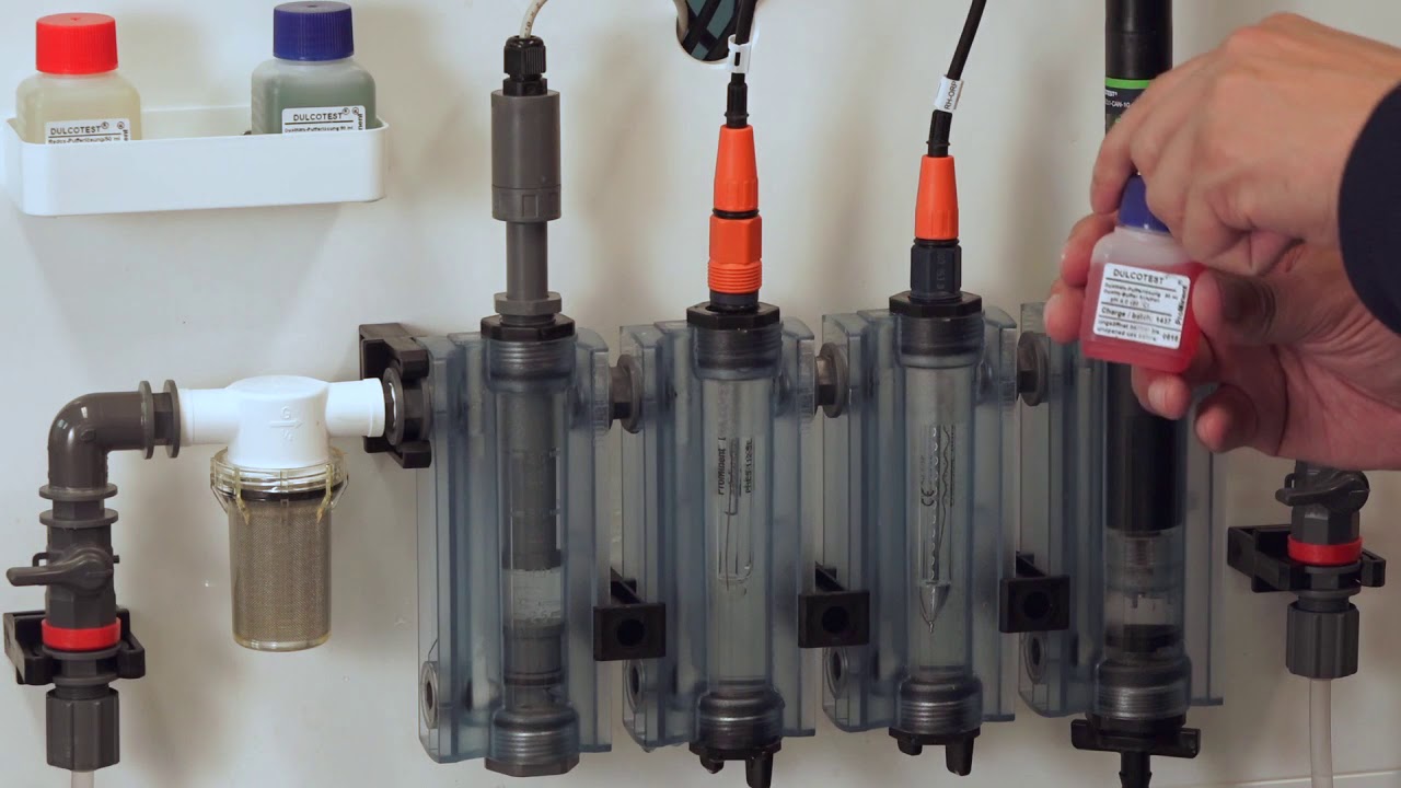 Sistema de Medição DULCODOS® Pool Professional - Calibrando o sensor de ...