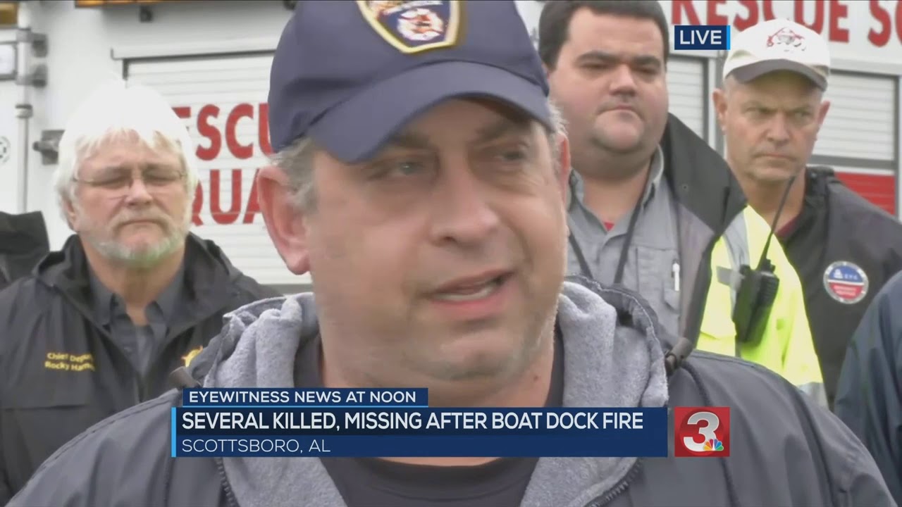 At least 8 dead in Alabama boat dock fire - YouTube