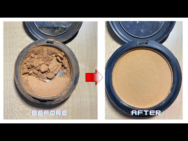 How To Fix Broken Powder Makeup