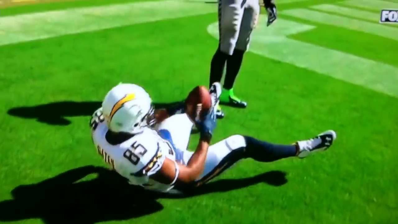 Antonio Gates Beautiful One Handed Catch - YouTube