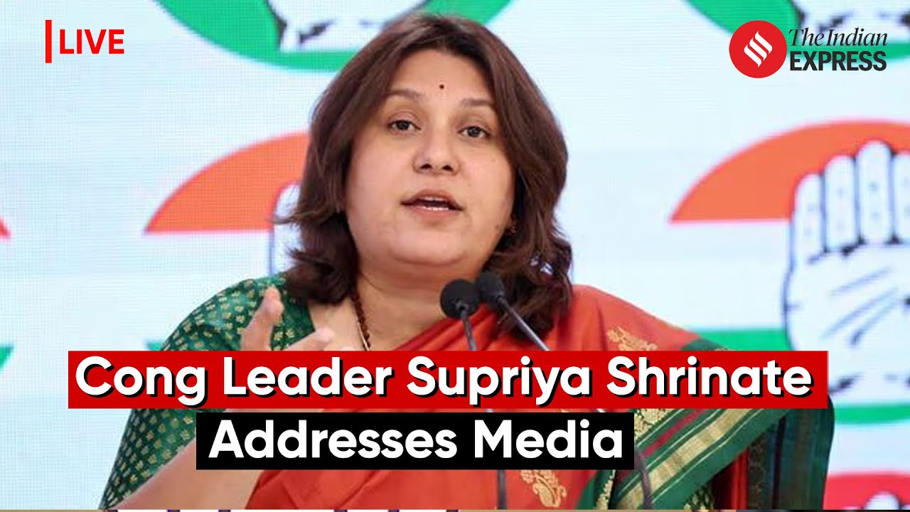 Congress Leader Supriya Shrinate Addresses Press Conference At AICC HQ ...