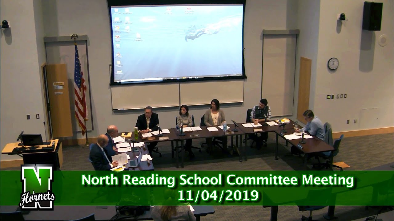 North Reading School Committee Meeting 11/04/19 - YouTube