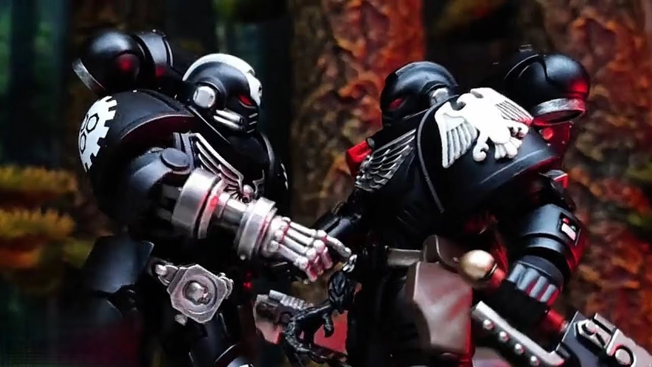 Raven Guard & Iron Hands VS Necrons【JOYTOY Warhammer 40K Stop Motion ...