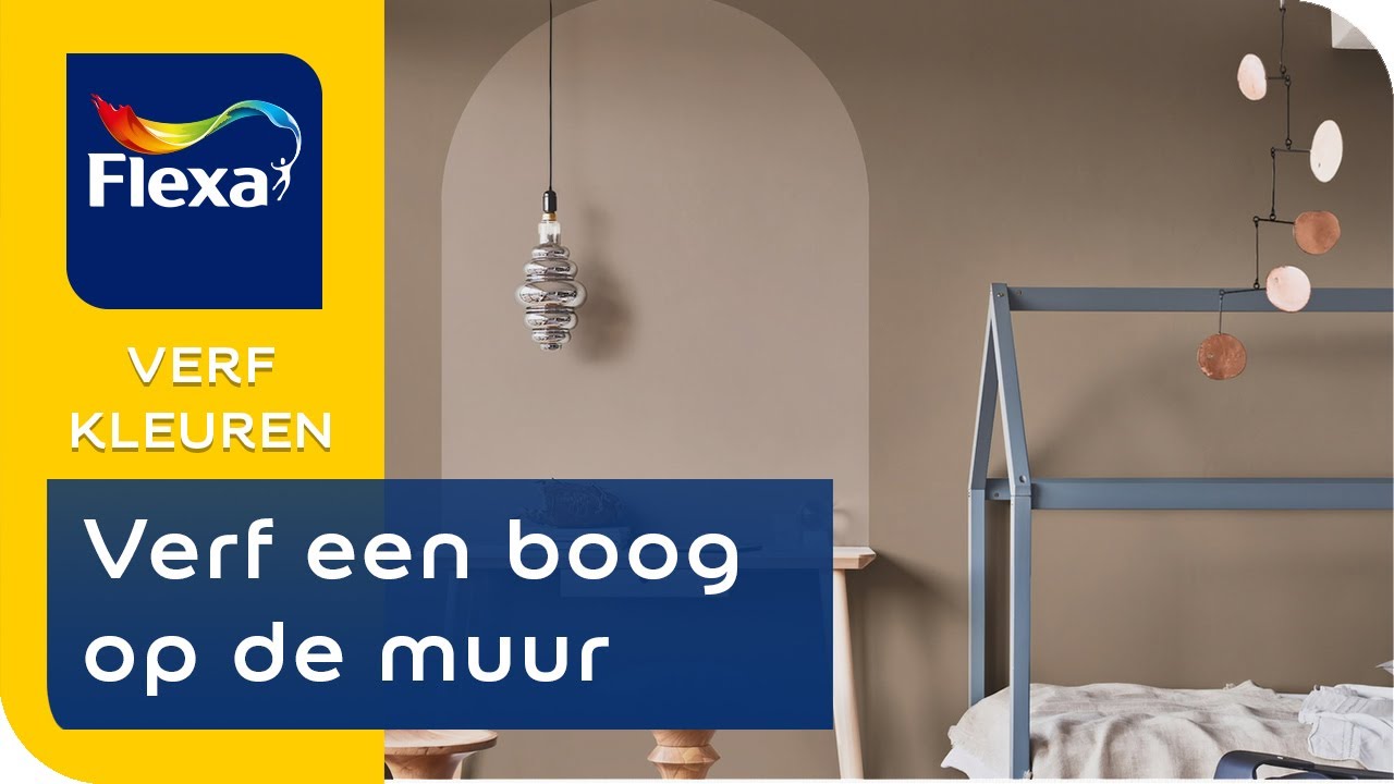 Flexa Kleur van het Jaar 2021 - Hoe schilder je een boog? | Flexa verf - YouTube