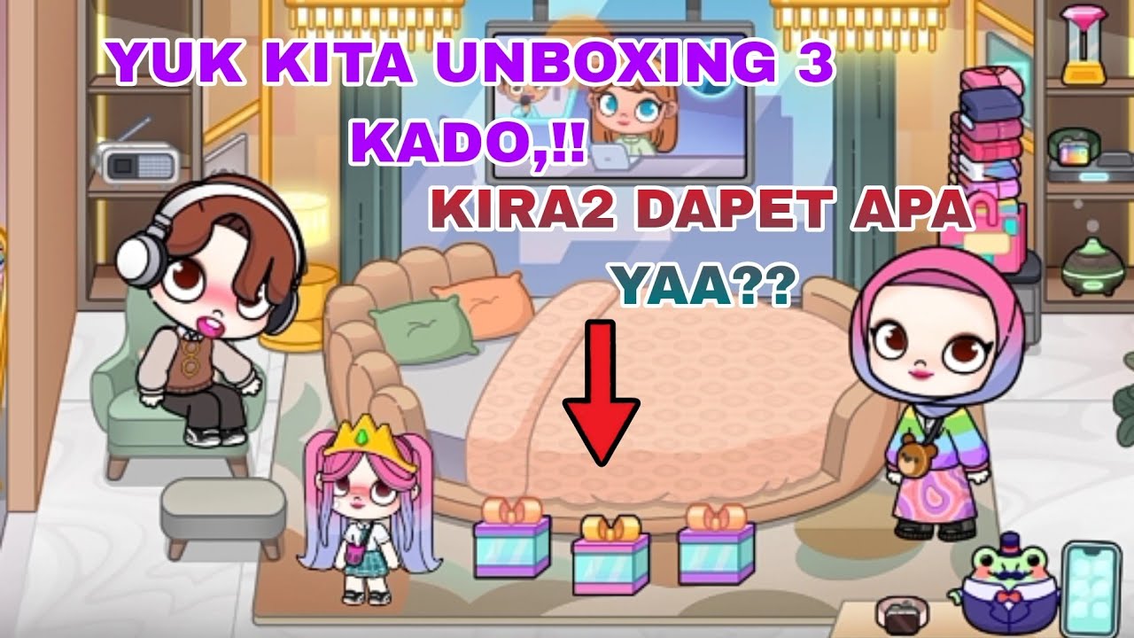 YUK KITA UNBOXING 3 KADO,!! KIRA2 DAPET APA YA?? #avatarworld #tocaboca ...