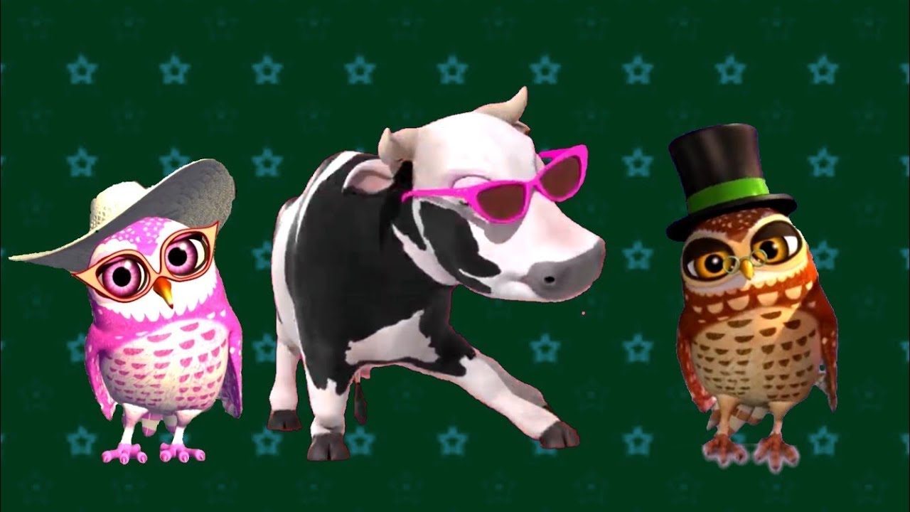 La Vaca Lola, Miranda La Lechuza y Mirón El Lechuzón Bailando Juntos ...