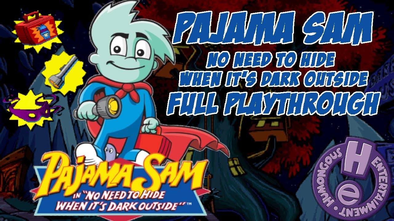 Pajama Sam 1: No Need To Hide When It's Dark Outside | Full Game ...