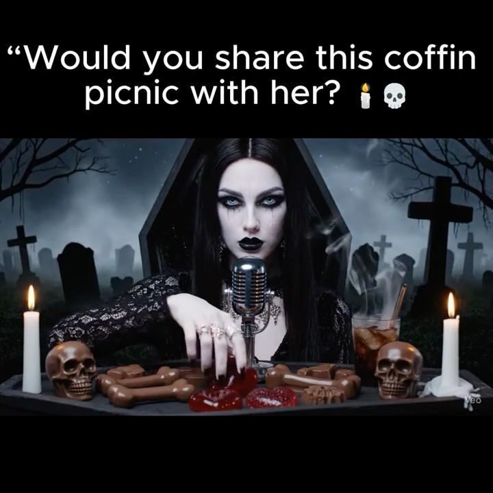 “She Eats Bones & Hearts at a Creepy Coffin Picnic | Horror ASMR” # ...