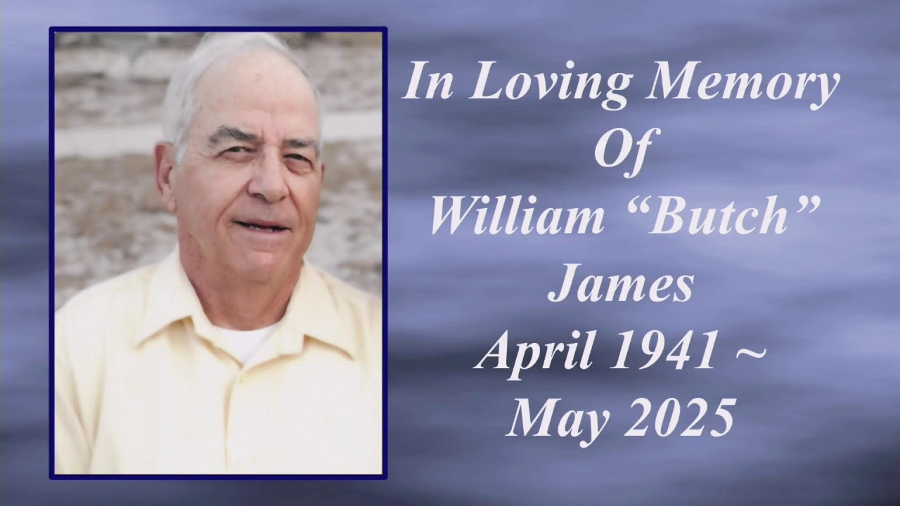 Celebration of Life Service for Butch James - YouTube