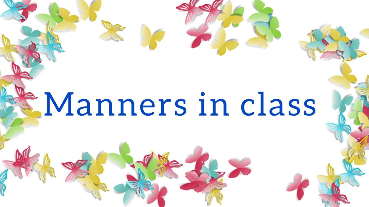 How to teach toddlers Manners in the class/class manners - YouTube